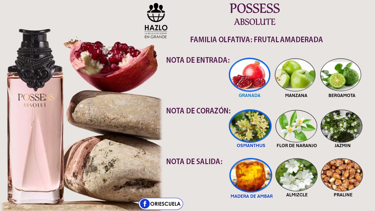 POSSESS ABSOLUTE Eau de Parfum – Para Ella « Ori-Escuela con Patty Rios