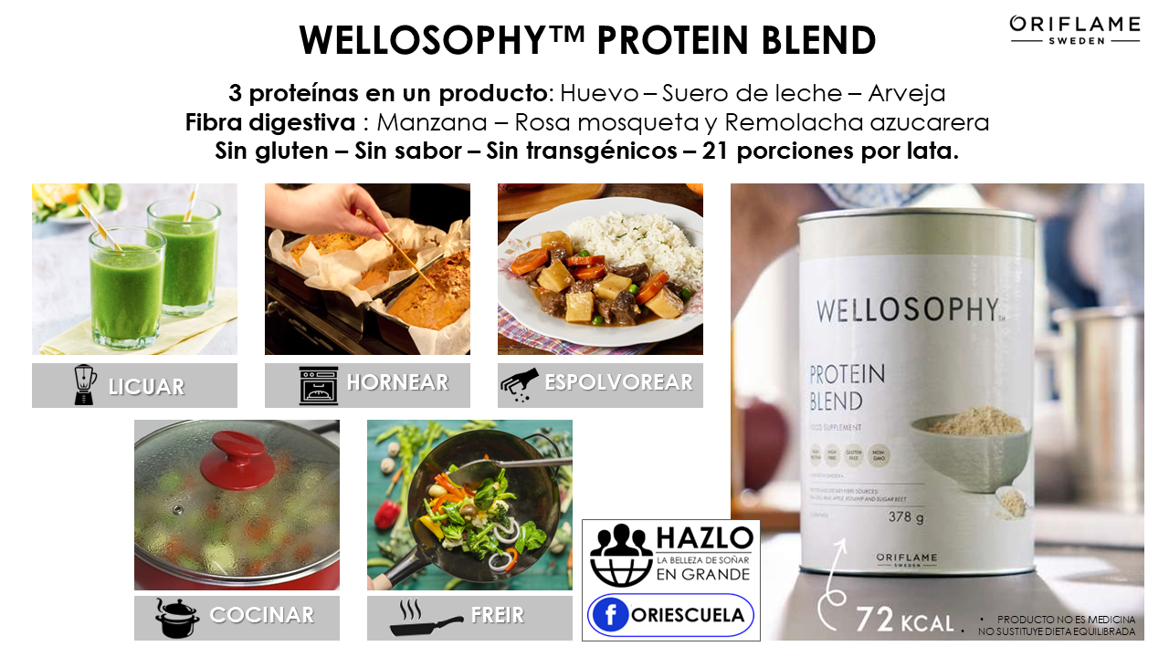 Mezcla en Polvo a Base de Proteína Wellosophy™ « Ori-Escuela con Patty Rios